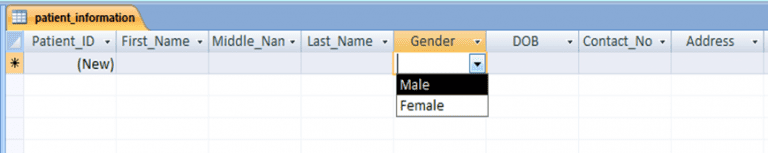 Organizing patient information with MS Access: a step-by-step guide ...